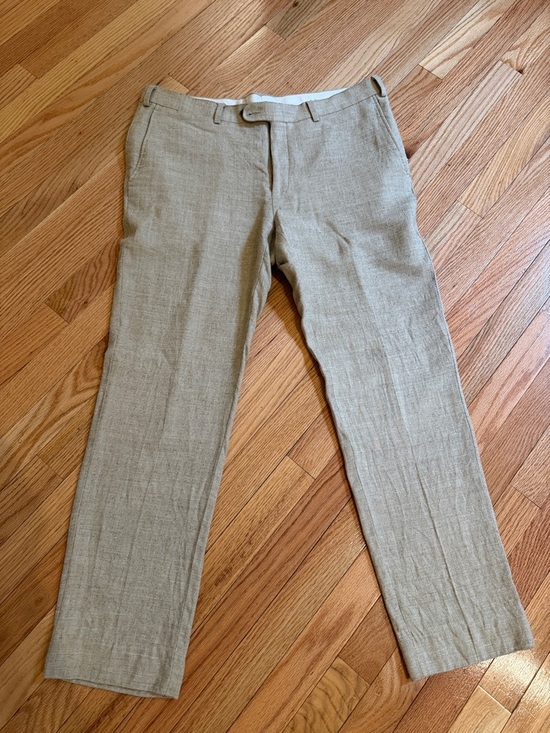 Suitsupply | Pants | Brand New Suitsupply Mens Linen Pants In Light ...